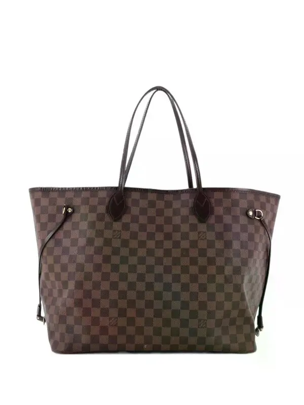 LOUIS VUITTON Neverfull Damier Gm Tote Bag - Brown
