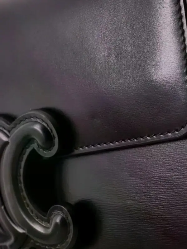 Celine Triomphe Chain Leather Small Shoulder Bag