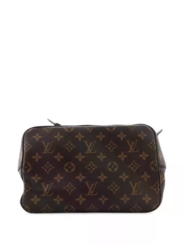LOUIS VUITTON Neonoe Handbag Monogram Canvas With Leather Mm Bucket Bag - Black