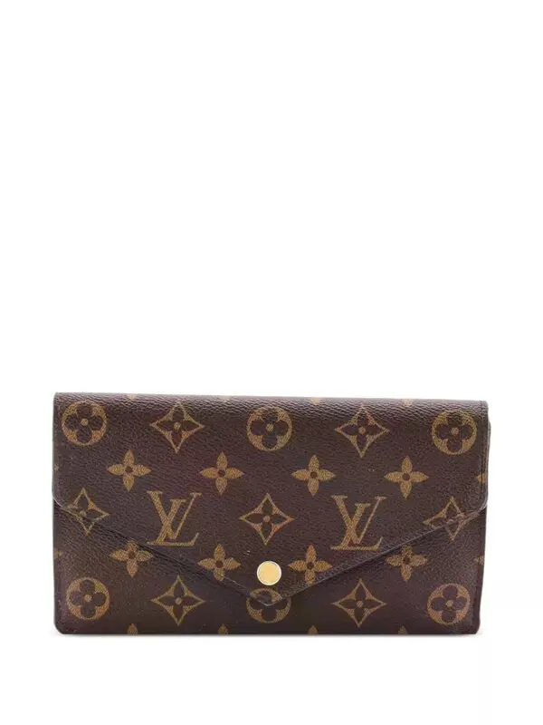LOUIS VUITTON Jeanne Wallet Monogram Canvas Small Wallets - Brown