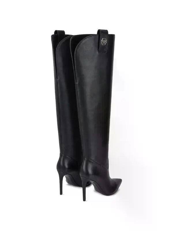 Philipp Plein Nappa-leather High-heel Boots 9
