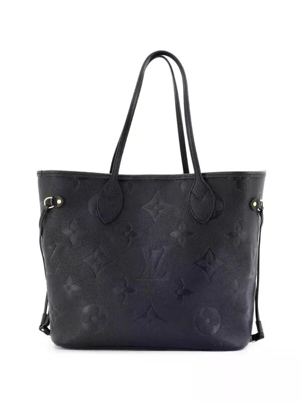 LOUIS VUITTON Neverfull Nm Monogram Empreinte Giant Mm Tote Bag - Black
