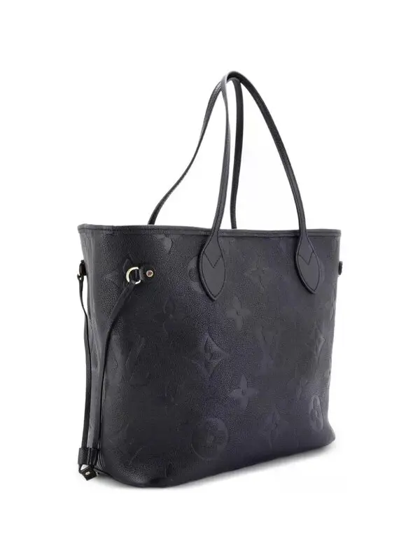LOUIS VUITTON Neverfull Nm Monogram Empreinte Giant Mm Tote Bag - Black