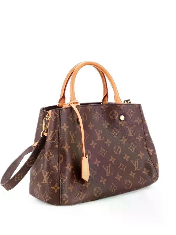 LOUIS VUITTON Montaigne Handbag Monogram Canvas Bb Satchel