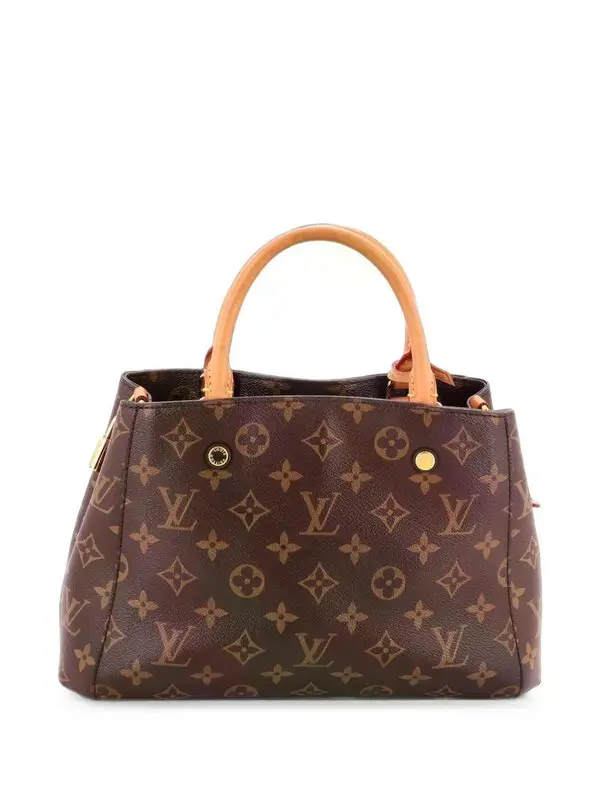 LOUIS VUITTON Montaigne Handbag Monogram Canvas Bb Satchel