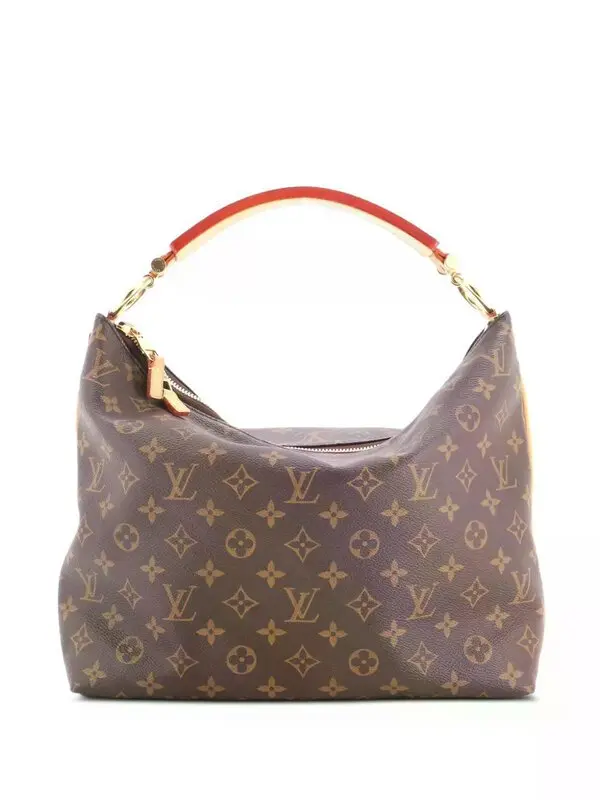 LOUIS VUITTON Sully Handbag Monogram Canvas Pm Hobo Bag