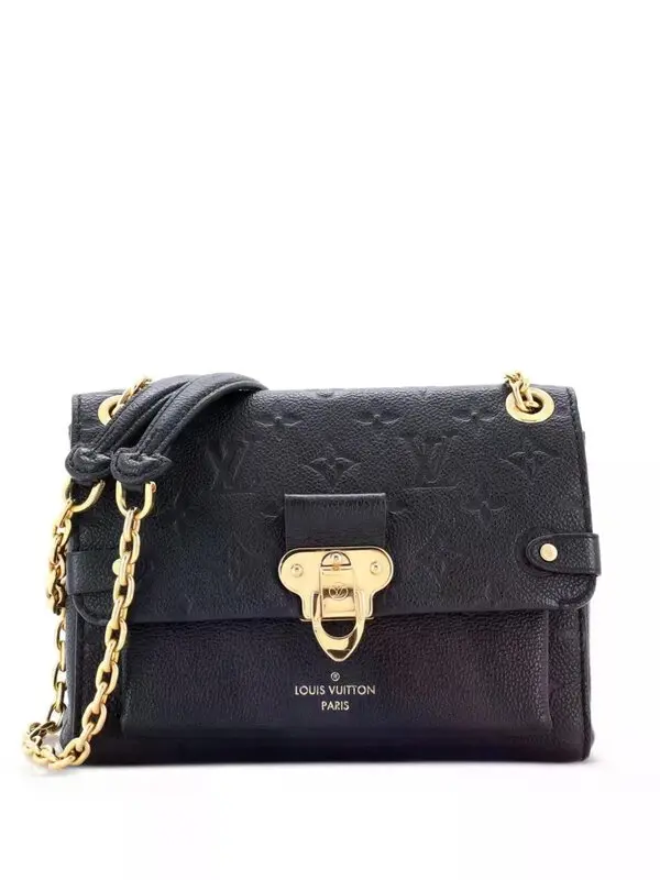 LOUIS VUITTON Vavin Handbag Monogram Empreinte Leather Bb Crossbody Bag - Black