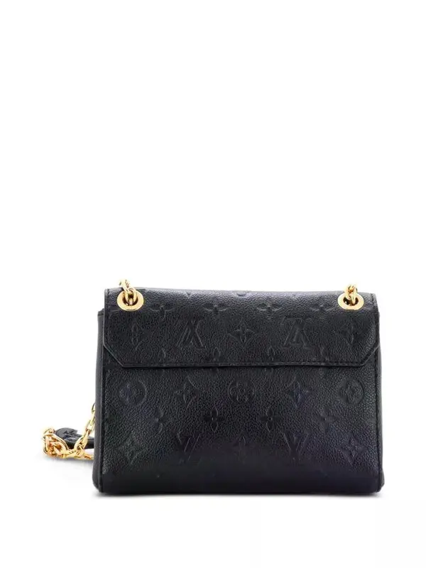 LOUIS VUITTON Vavin Handbag Monogram Empreinte Leather Bb Crossbody Bag - Black