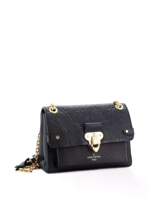 LOUIS VUITTON Vavin Handbag Monogram Empreinte Leather Bb Crossbody Bag - Black