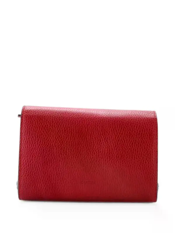 Gucci Dionysus Chain Wallet Leather With Embellished Detail Small Crossbody Bag - Red