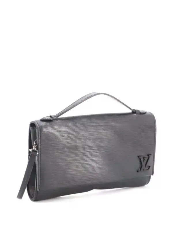 LOUIS VUITTON Clery Handbag Epi Leather Crossbody Bag - Black