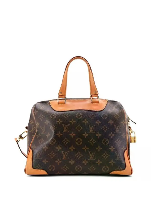 LOUIS VUITTON Retiro Nm Handbag Monogram Canvas And Leather Satchel - Brown