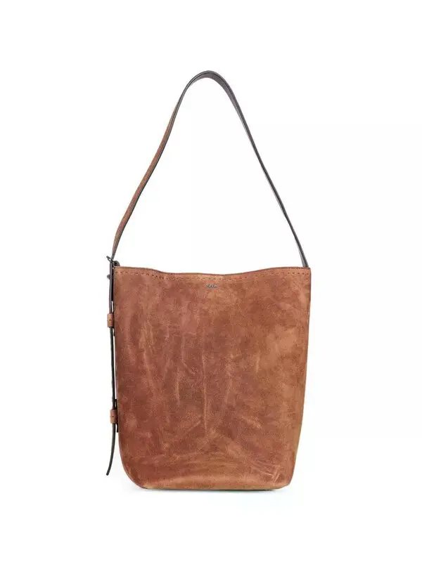 Max Mara Archetipo Suede Tote Bag - Brown