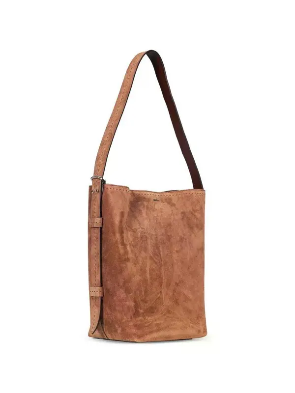 Max Mara Archetipo Suede Tote Bag - Brown