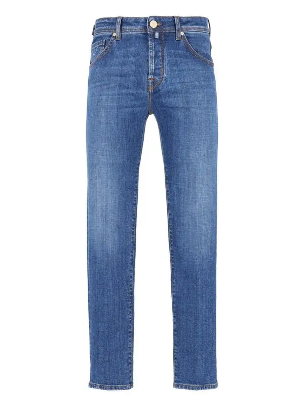 Jacob Cohen Five-pocket Slim Fit Cropped Jeans Scott