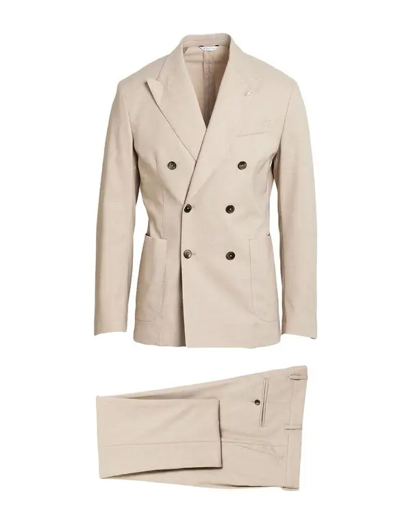 MANUEL RITZ Suit Size Polyester, Viscose, Elastane