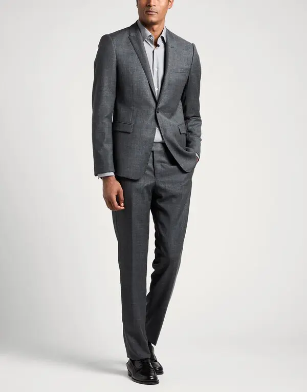 Emporio Armani Suit Charcoal Size Wool, Polyamide, Elastane