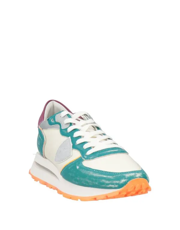 Philippe Model Sneakers Size Leather, Textile Fibers
