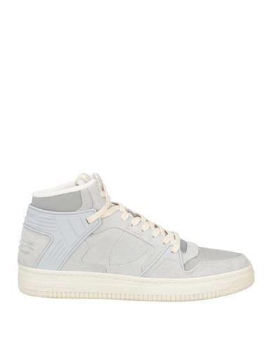Philippe Model Sneakers Light Size Leather, Textile Fibers - Grey