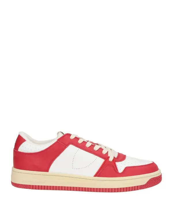 Philippe Model Sneakers Size Leather, Textile Fibers