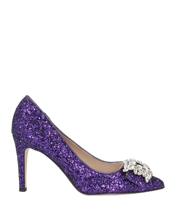 Cosmoparis Pumps Size Textile Fibers - Purple