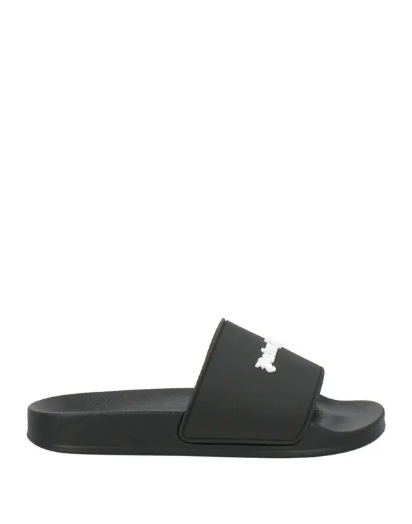 Palm Angels Sandals Size Rubber - Black