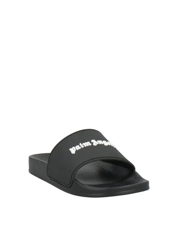 Palm Angels Sandals Size Rubber - Black