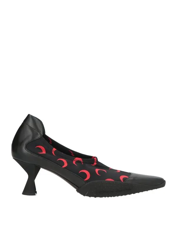 MARINE SERRE Pumps Size Leather, Textile Fibers