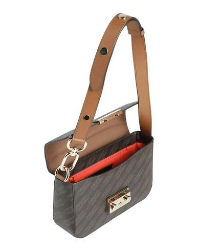 Furla Shoulder Bag Dark Textile Fibers
