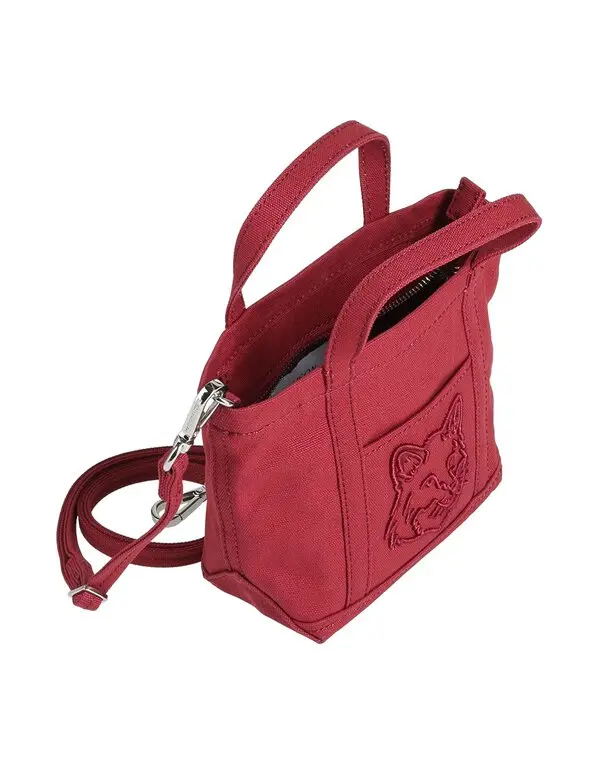 Maison Kitsuné Handbag Brick Cotton - Red