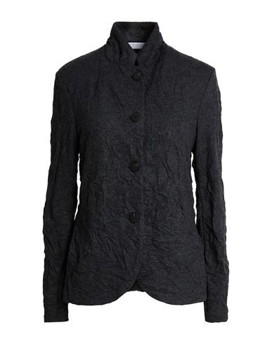 Harris Wharf London Jacket Charcoal Size Virgin Wool, Polyamide