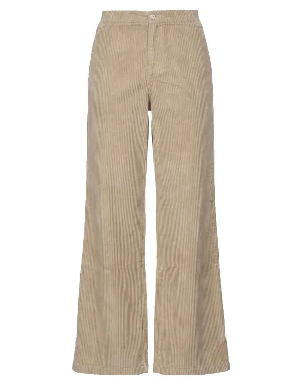 European Culture Pants Taupe Size Polyester, Polyurethane - Grey