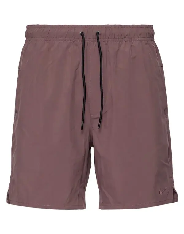 Nike Shorts & Bermuda Shorts Mauve Size Polyester, Elastane