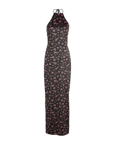 Balmain Maxi Dress Dark Size Polyester, Elastane