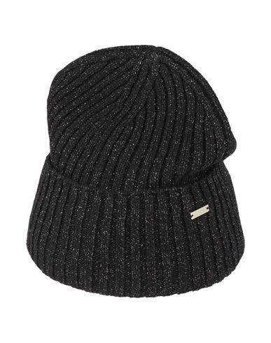 Armani Exchange Hat Size Polyamide, Wool, Viscose, Metallic Fiber, Cashmere - Black