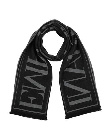 Emporio Armani Scarf Midnight Virgin Wool - Black