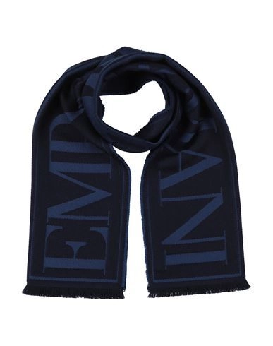 Emporio Armani Scarf Midnight Virgin Wool - Blue
