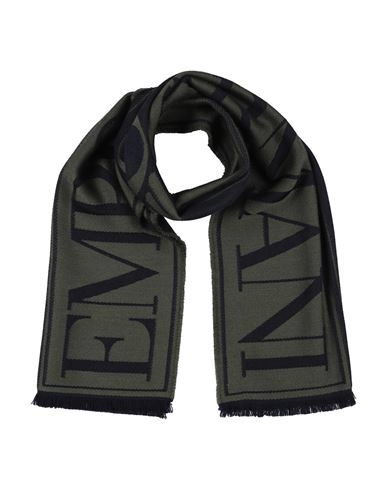 Emporio Armani Scarf Midnight Virgin Wool - Green