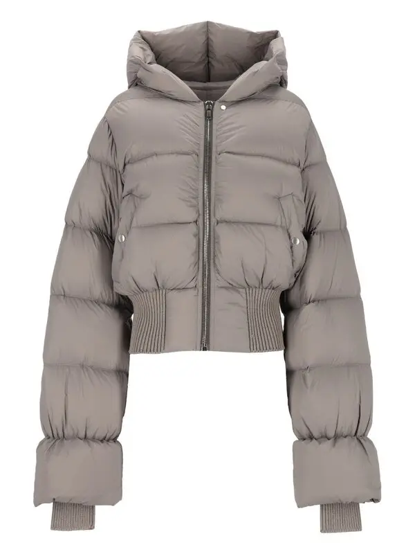 Rick Owens Short Down Jacket With Hood