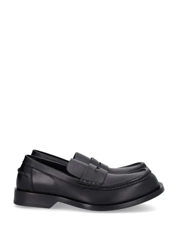Loewe Bobine Moccasin In Shiny Calfskin