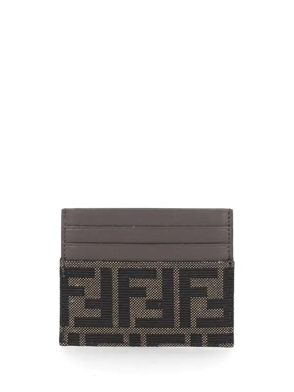 Fendi Ff Card Holder - Blue