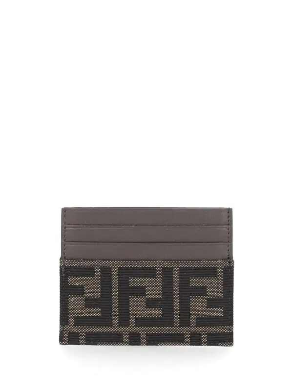 Fendi Ff Card Holder - Blue