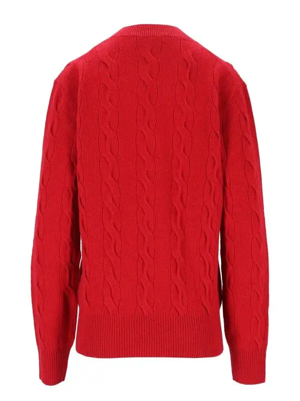 AMI Paris Cable-knit Sweater