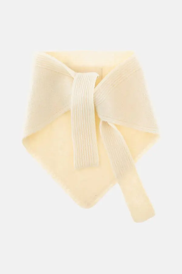 Jacquemus Le Chale Gros Grain - Bianco
