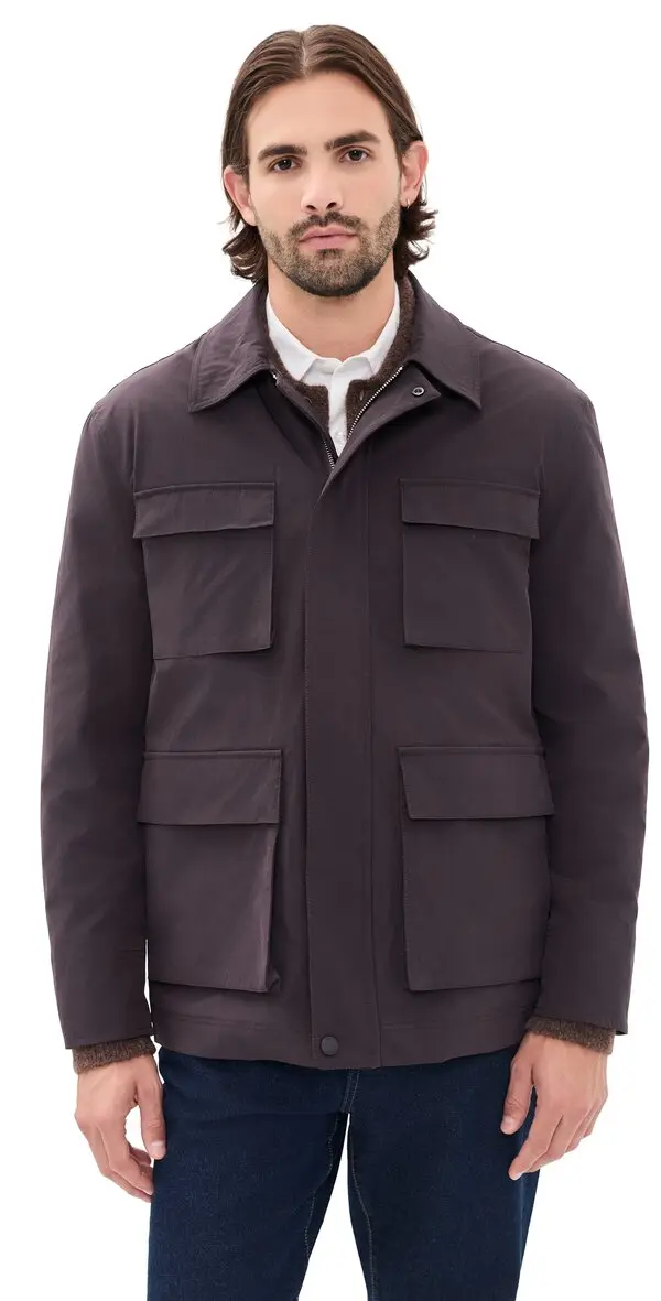 WAX LONDON Fairfax Tech Canvas Field Jacket