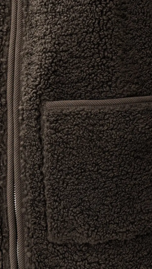 WAX LONDON Killick Reversible Fleece Jacket