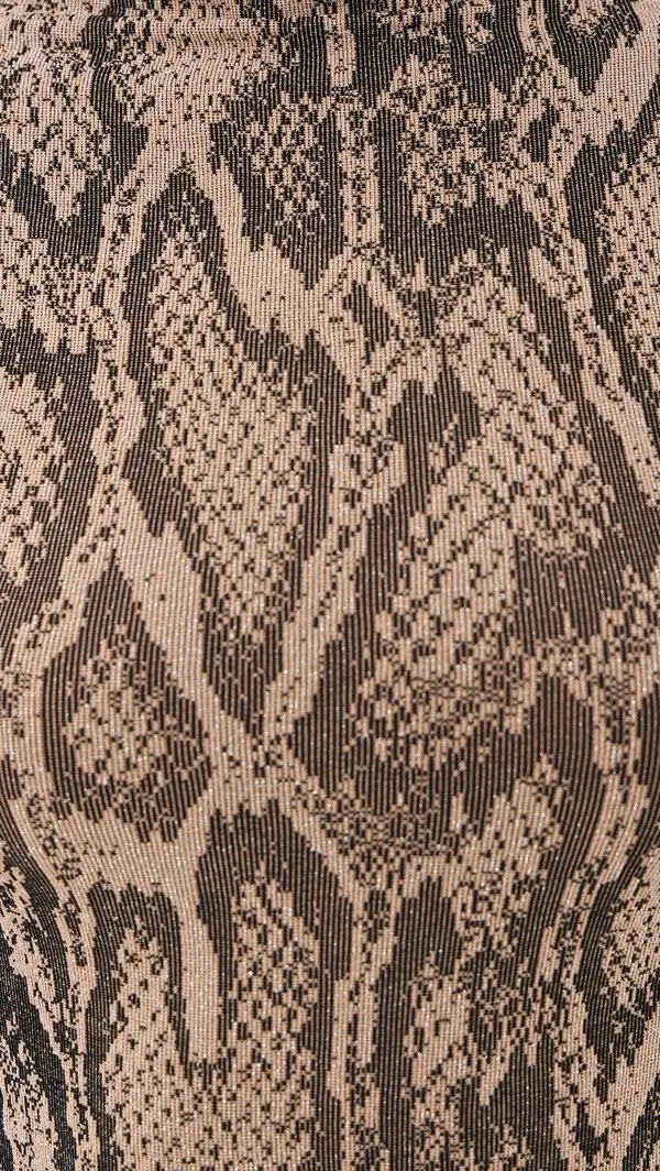 Wolford Shimmering Python Thong Bodysuit