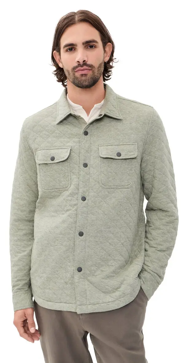 Faherty Brand Epic Quilted Fleece Shacket