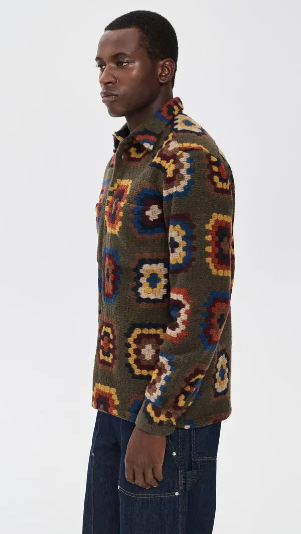 Portuguese Flannel Grandma's Quilt Shacket