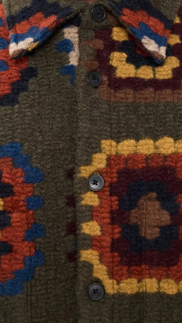 Portuguese Flannel Grandma's Quilt Shacket